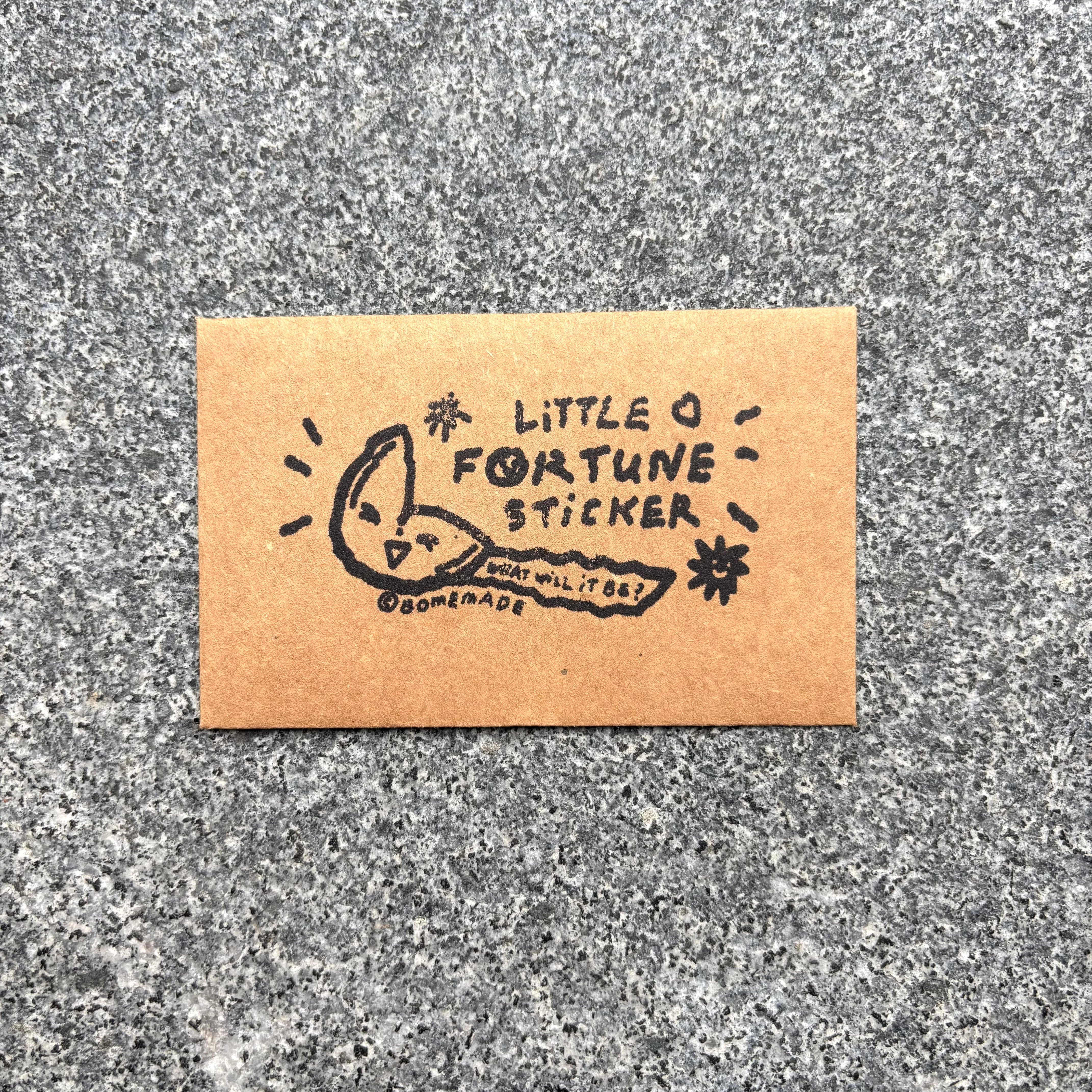 Fortune Sticker – Bomemade illustrations